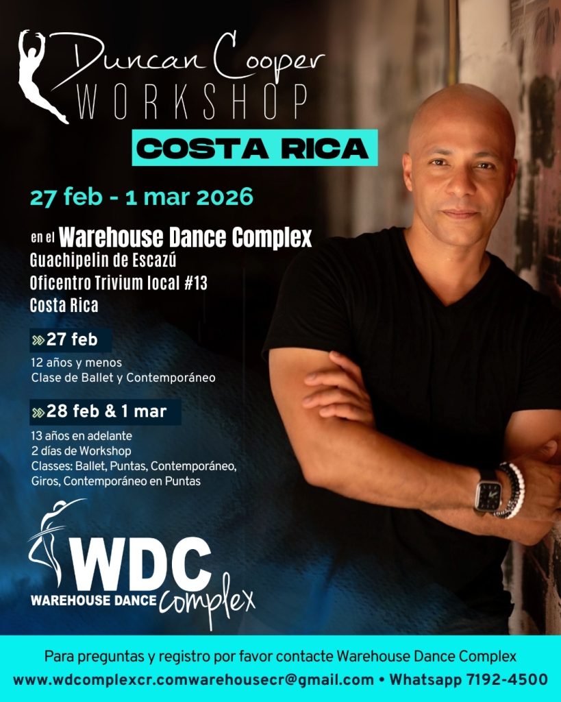 DUNCAN COOPER WORKSHOP @ Warehouse Dance Complex in Costa Rica 🇨🇷 ...